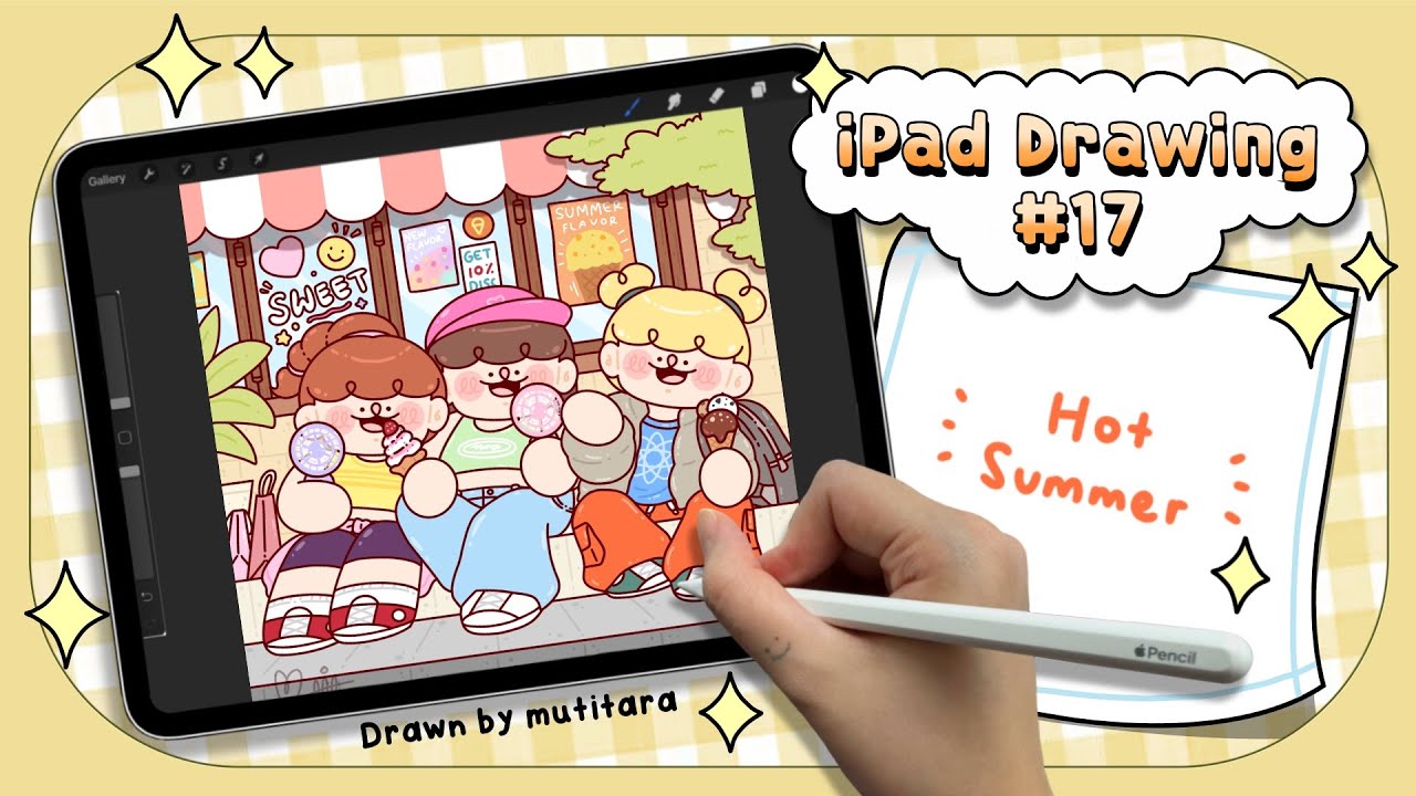 [iPad Drawing #17] "Hot Summer” | Procreate | by Mutitara | Indonesia ...