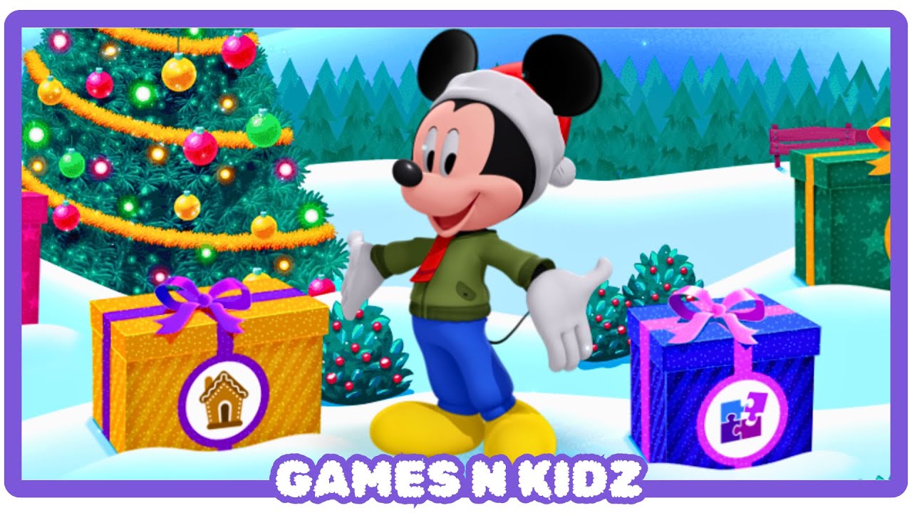 Mickey Mouse Christmas Holiday Party Game For Kids - YouTube