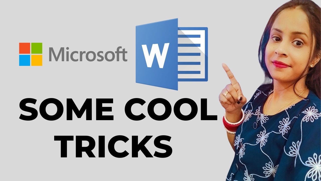 Cool Tricks in Microsoft Word | Easy and Useful tricks - YouTube
