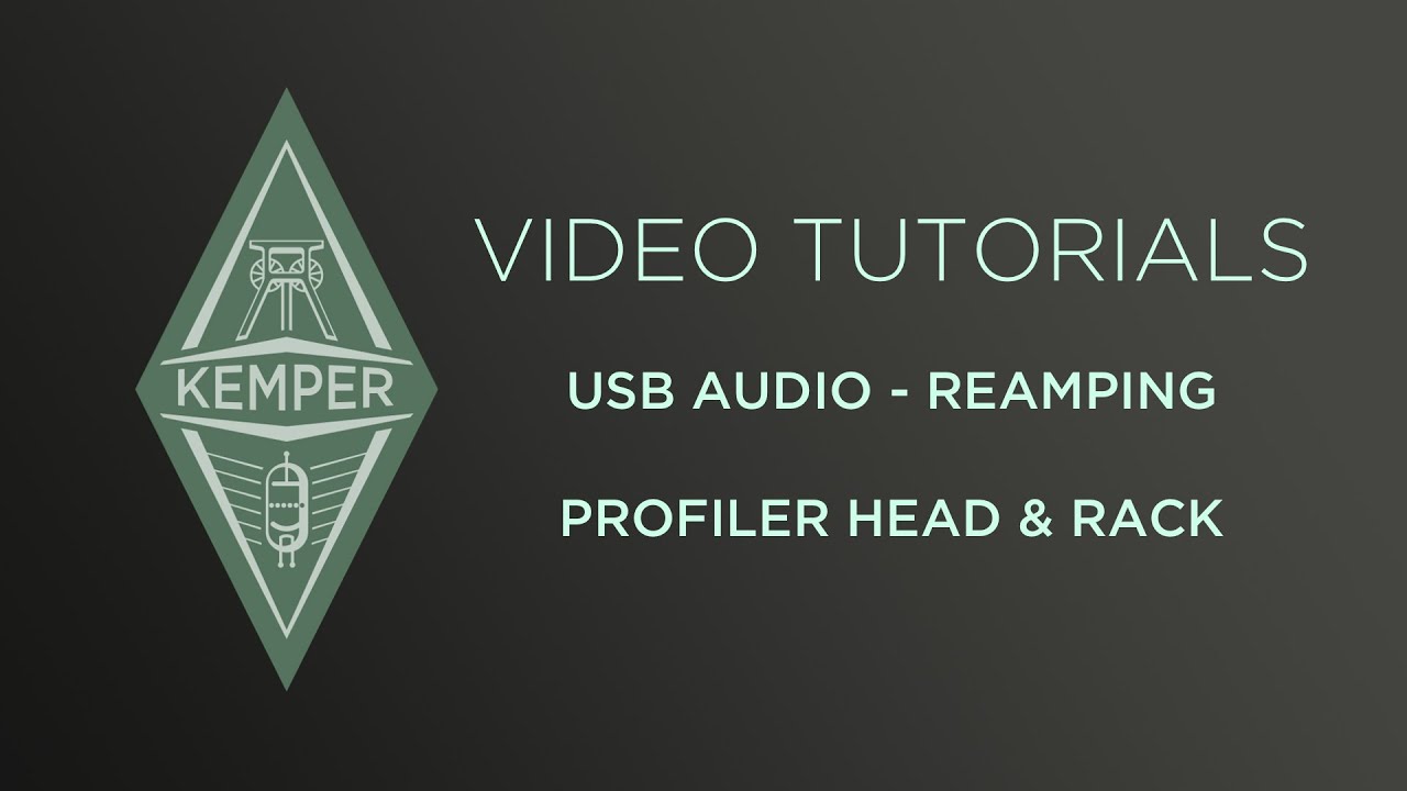 Kemper Profiler Tutorials - Reamping - Profiler Head & Rack (german ...