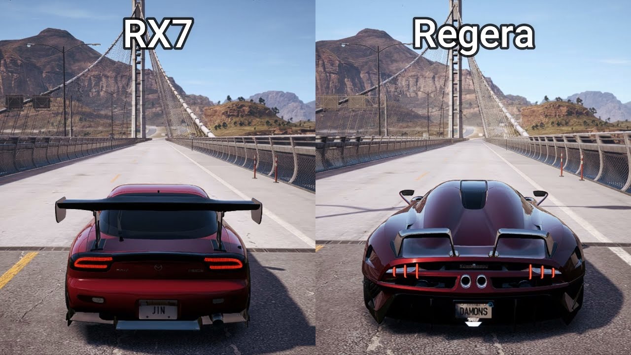 NFS Payback - Mazda RX7 Spirit R vs Koenigsegg Regera - Drag Race - YouTube
