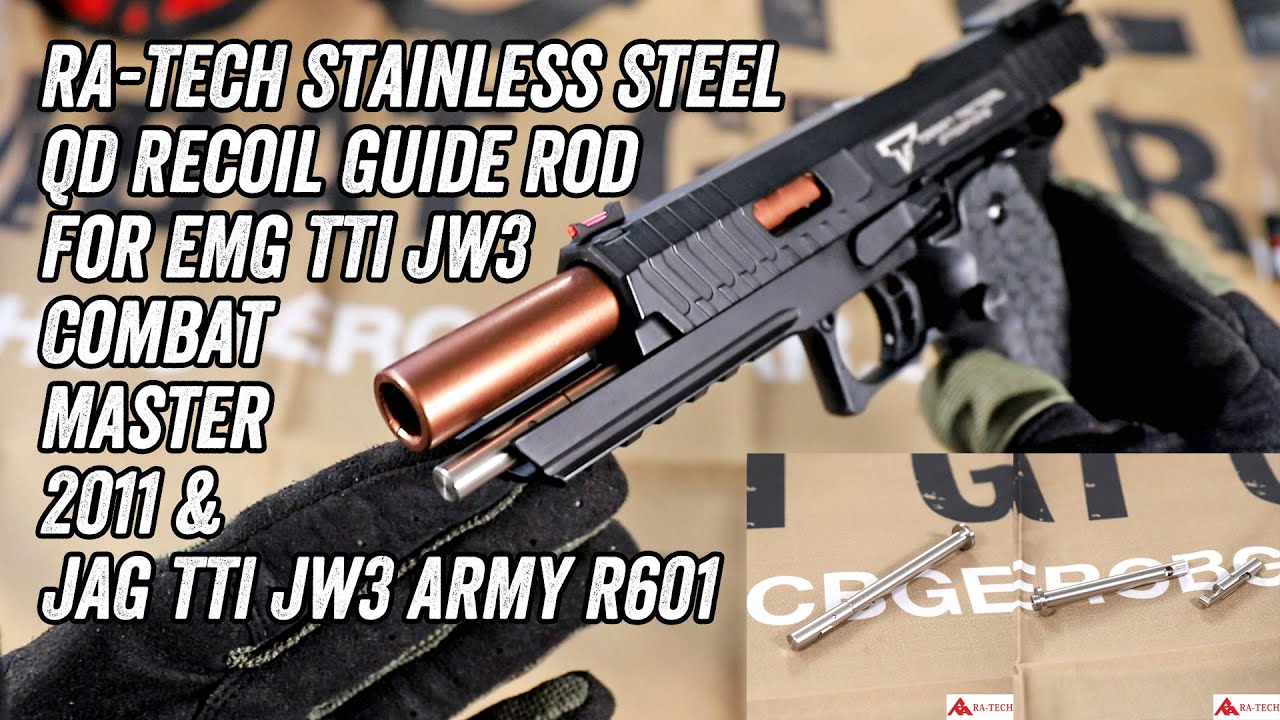 RA-TECH Stainless Steel QD Recoil Guide Rod For EMG TTI Hi-Capa JW3 # ...