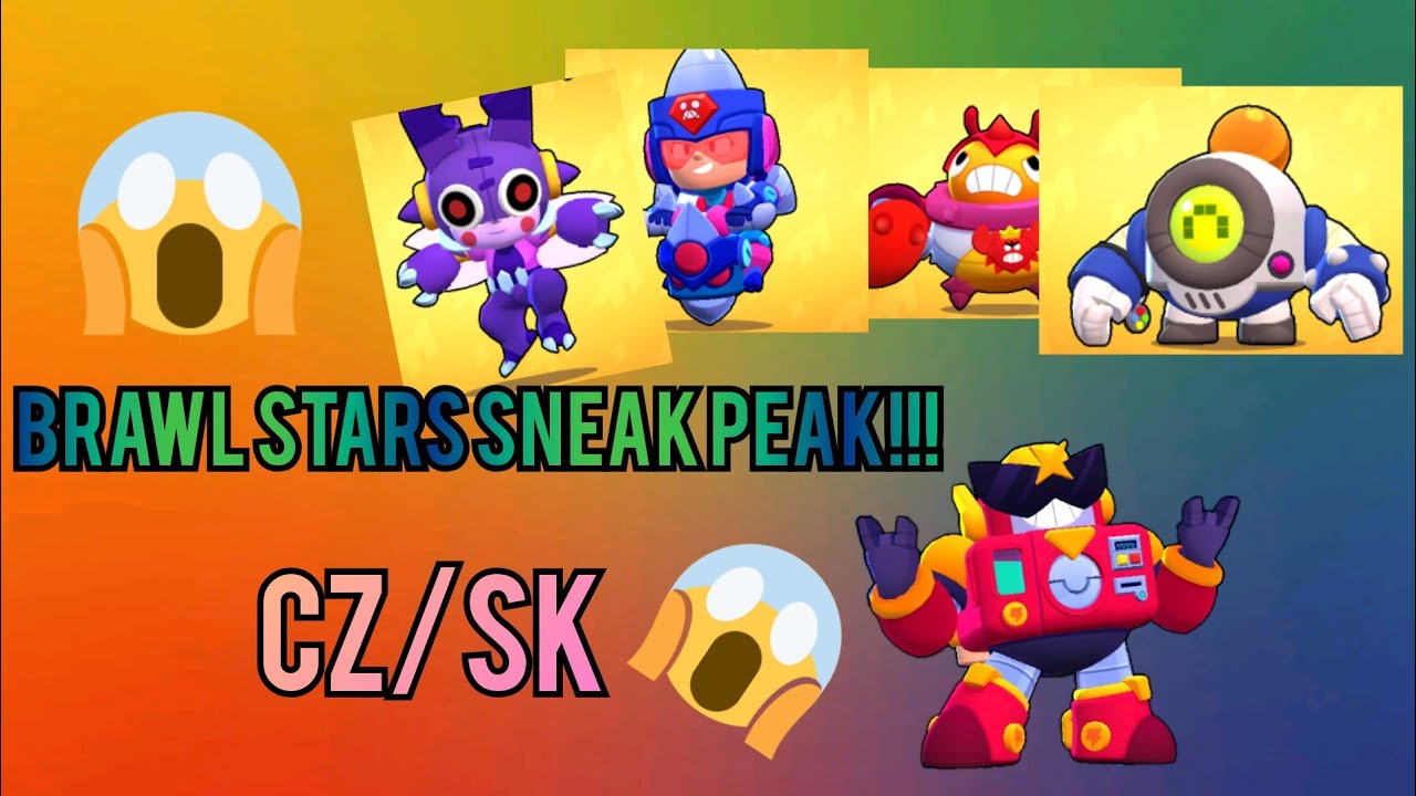 BRAWL STARS SNEAK PEAK!!! CZ/SK - YouTube
