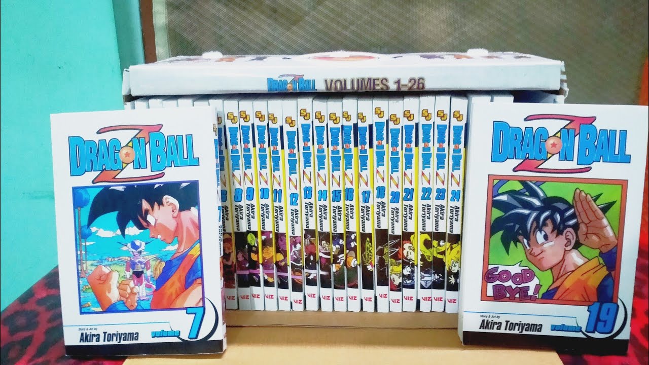DRAGON BALL Z COMPLETE MANGA BOX SET - YouTube