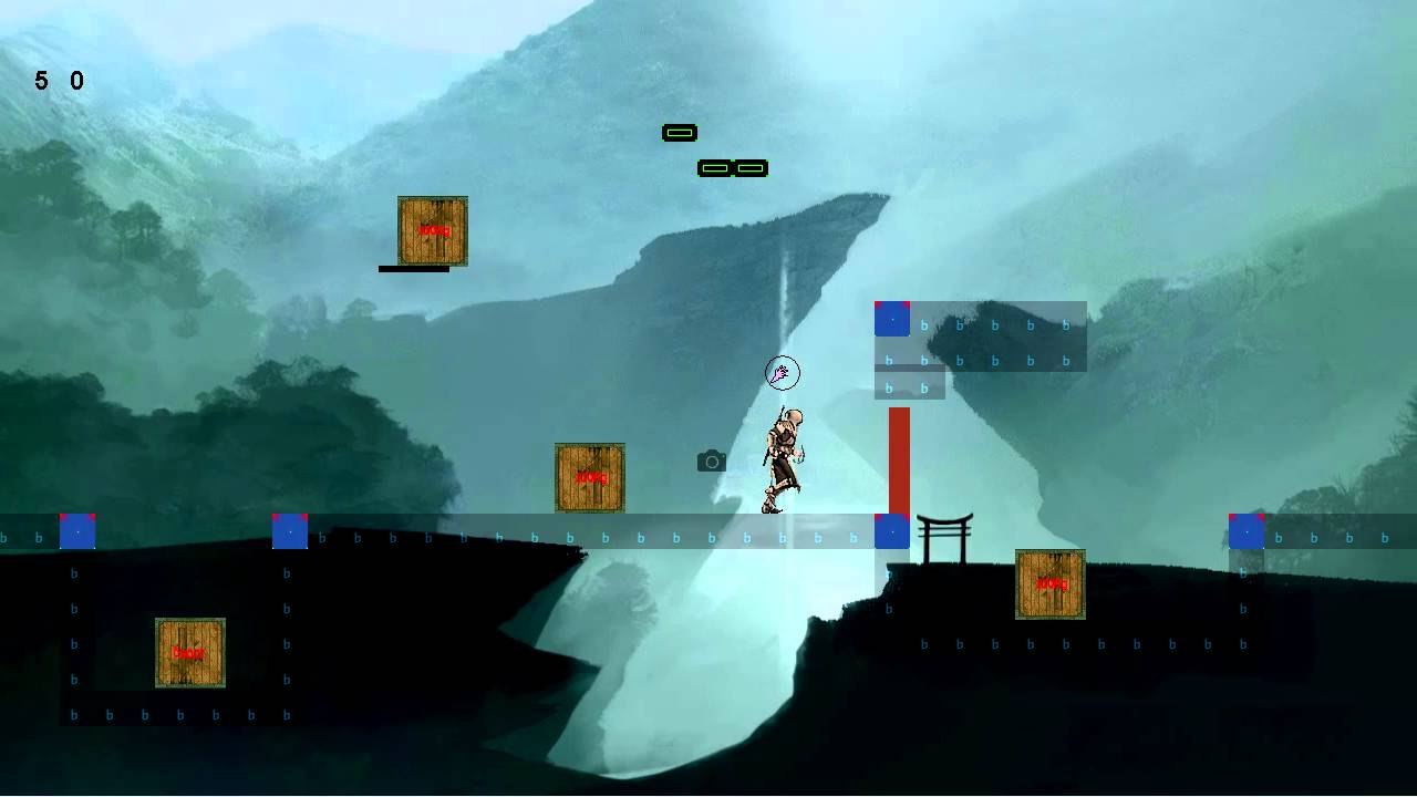 Multimedia fusion 2.5 Plateformer 2D "test climbing" - YouTube