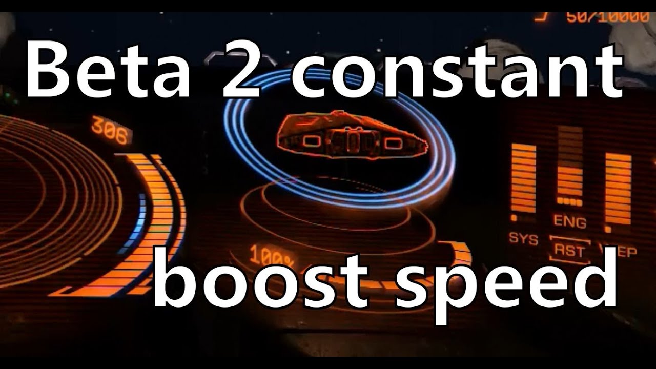 Elite Dangerous beta tutorial constant boost speed (beta 2.02) - YouTube