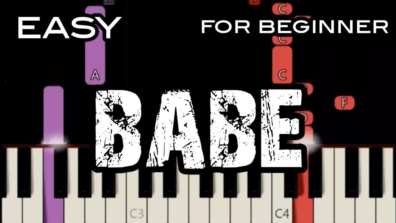 BABE - STYX | SLOW & EASY PIANO - YouTube