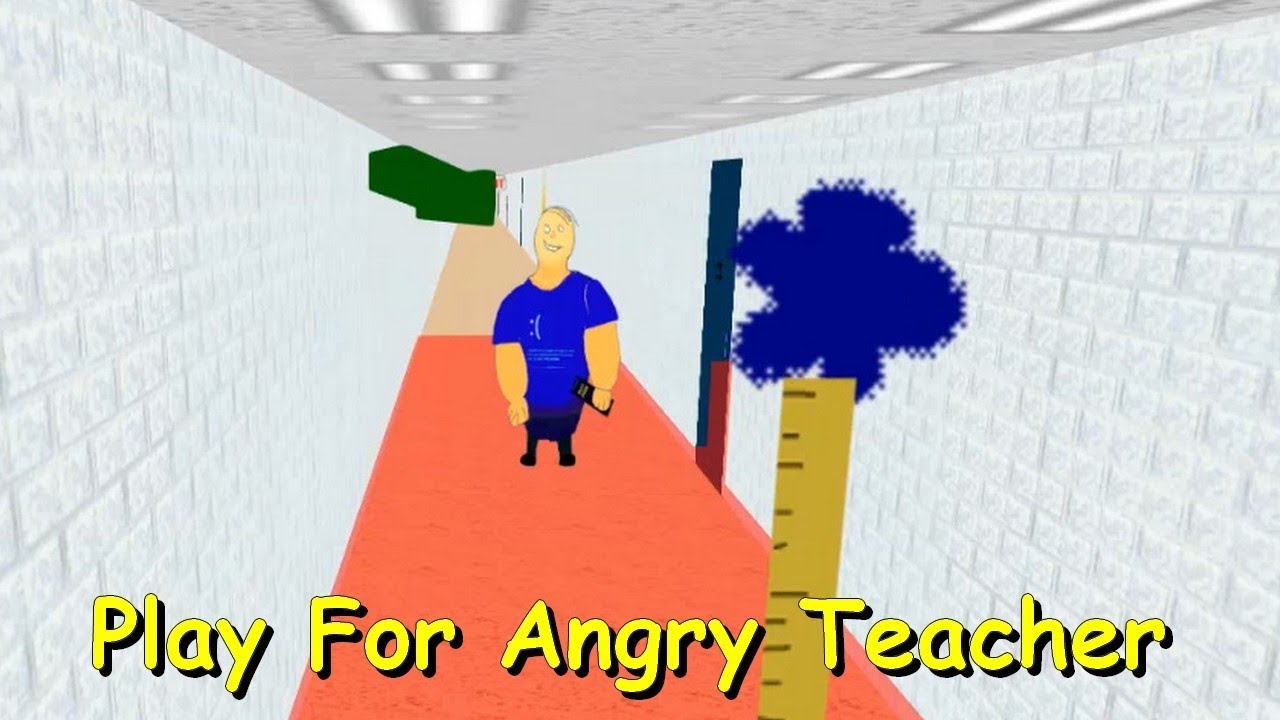 New character | Play For Angry Teacher Ver. 0.0.3 - Baldi's Basics ...