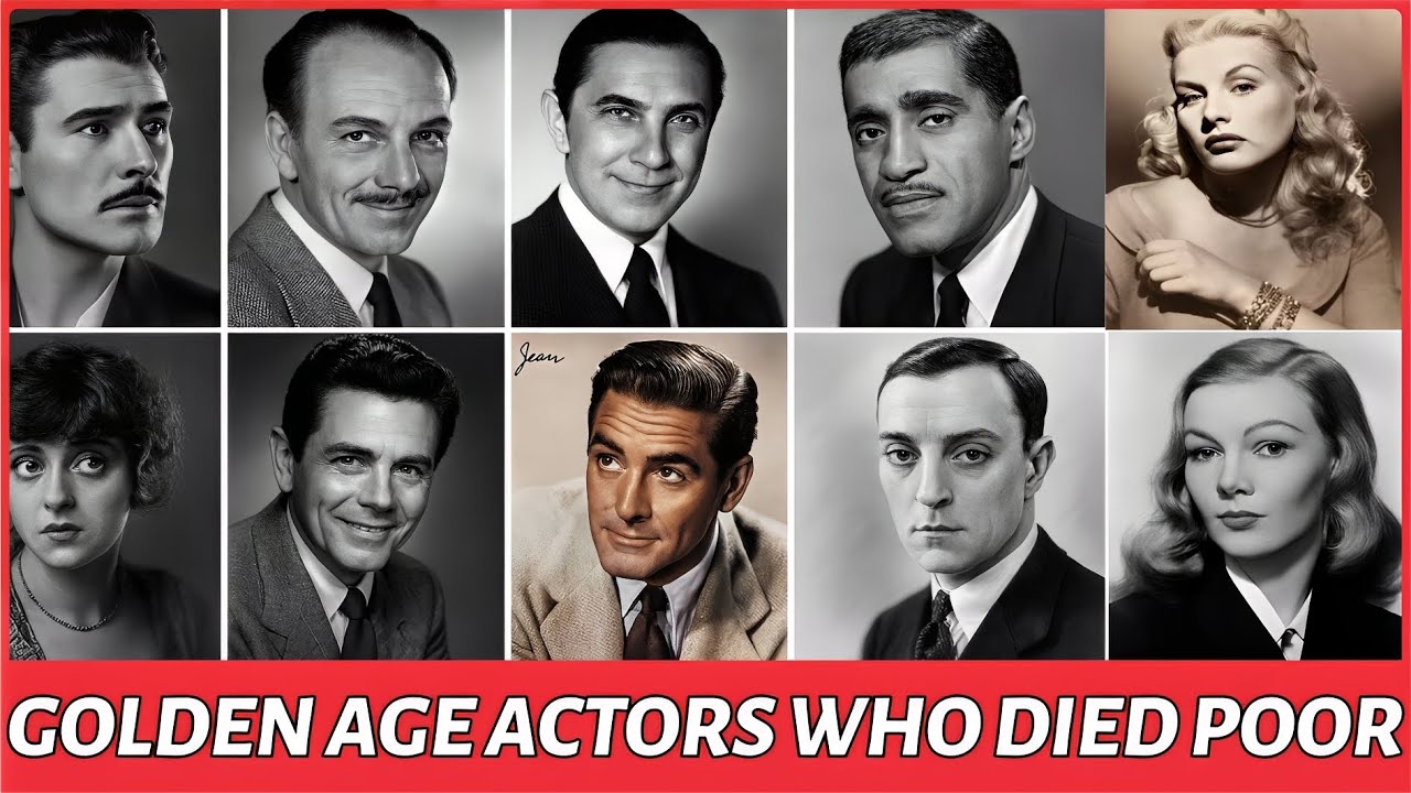 25 Golden Age Actors And Singers Who Died In Poverty | Vintage ...