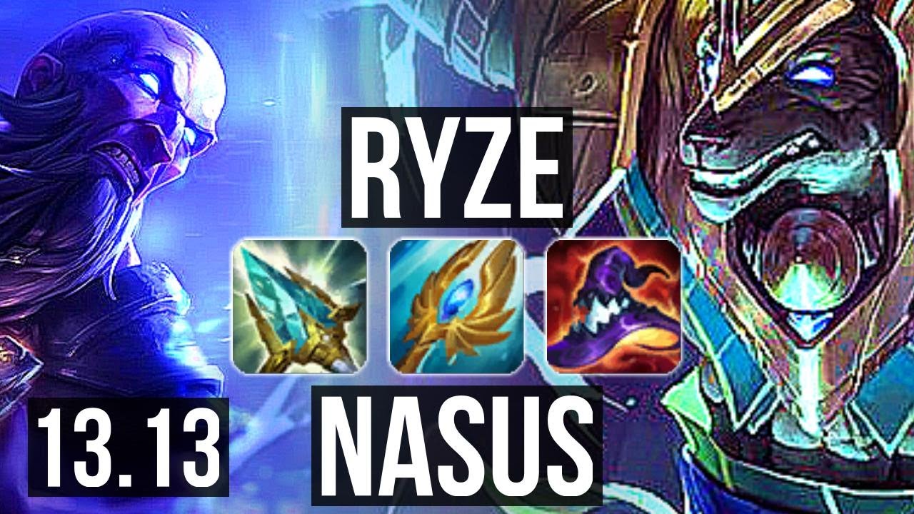 RYZE vs NASUS (MID) | 7/2/11, Rank 10 Ryze | TR Master | 13.13 - YouTube