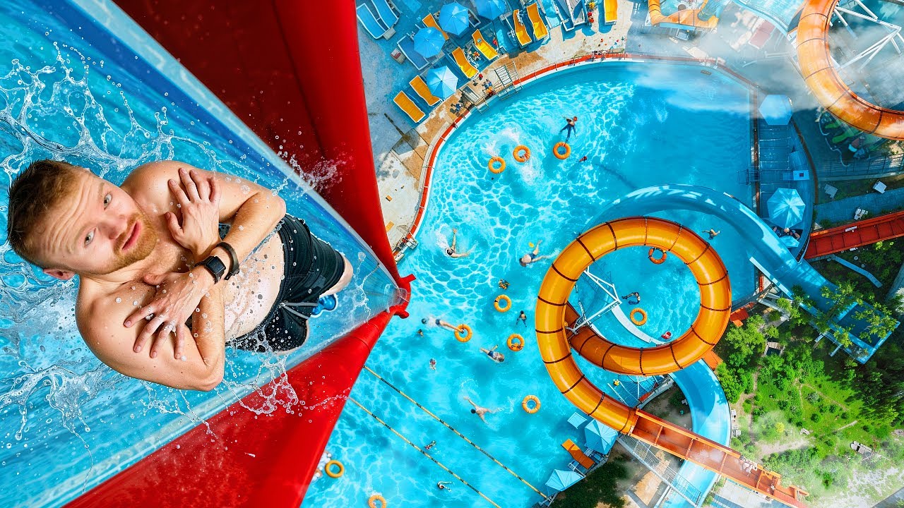I visited the BEST waterpark in the WORLD! *CRAZY SLIDES!* - YouTube