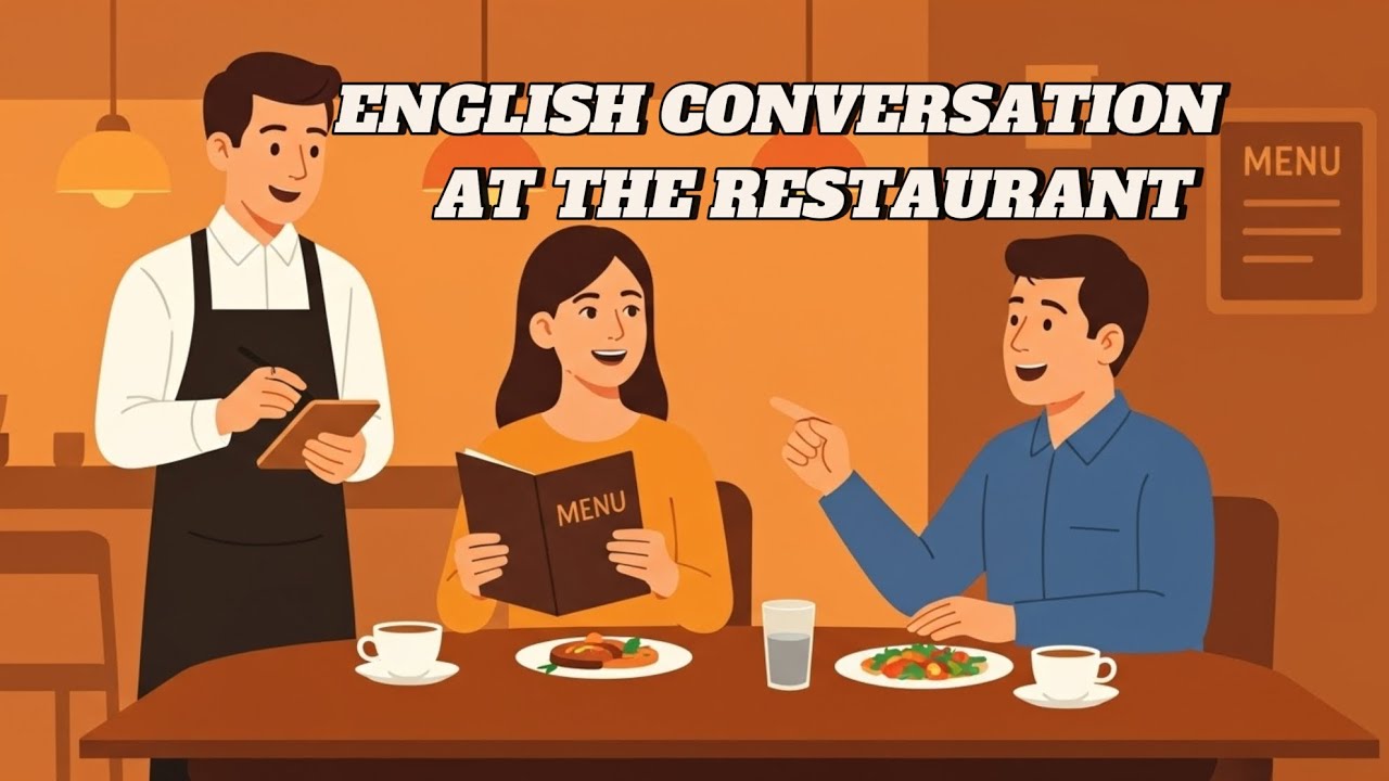 English at the Restaurant | Easy Conversation Practice for Beginners ...