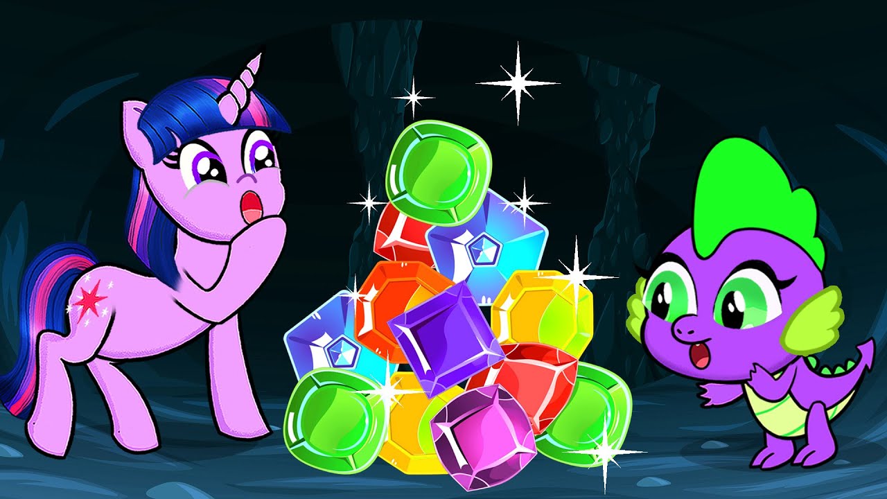 Twilight Sparkle Explores the Gem Cave - MY LITTLE PONY | Stop Motion ...