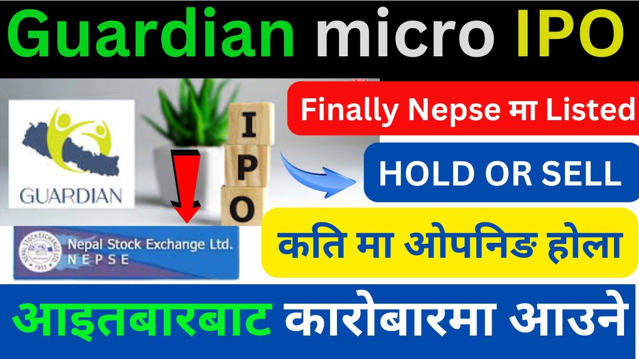 Guardian Micro Life Insurance Limited - GMLI listed in Nepal stock ...