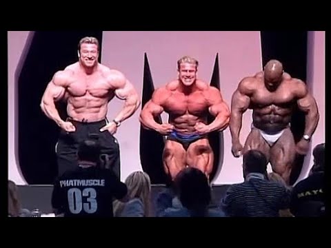 Mr Olympia 2004 press conference and posedown.