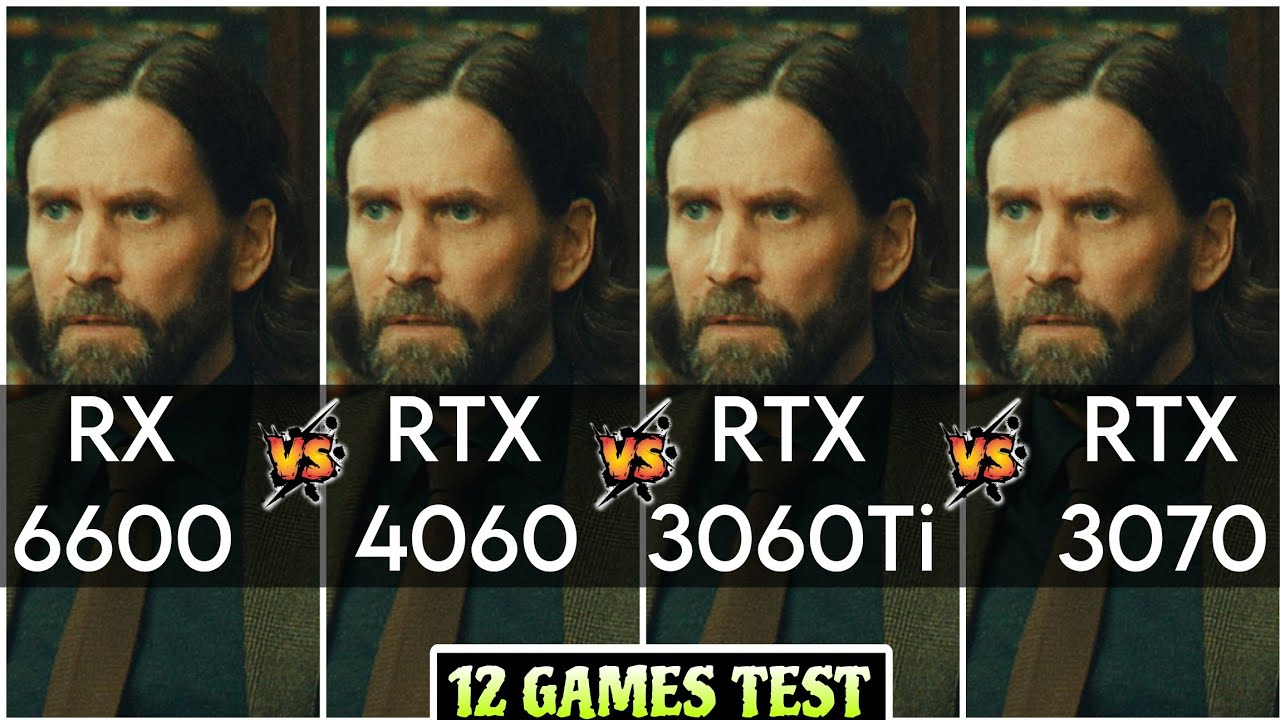 RX 6600 vs RTX 4060 vs RTX 3060 Ti vs RTX 3070 - Test In 12 Games ...
