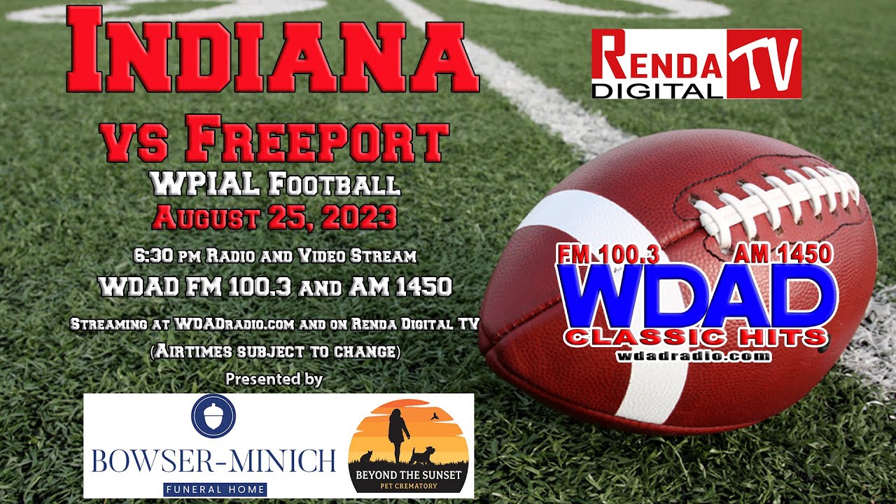Indiana vs Freeport High School Football (08-25-23) - YouTube
