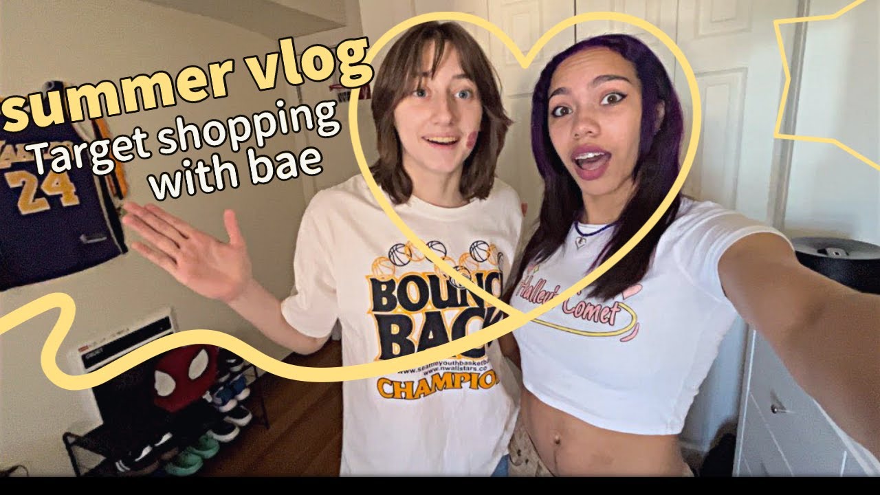 SUMMER VLOG - Target shopping with bae💗 - YouTube