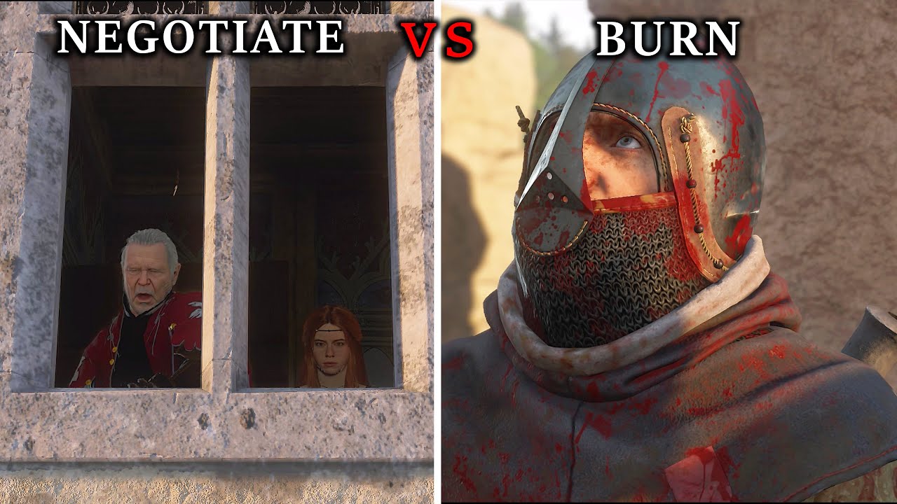 Negotiate with Von Bergow vs Burn Maleshov castle (ALL CHOICES ...