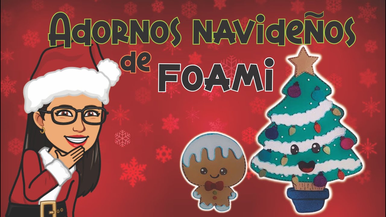 HAZ tu propia DECORACION para NAVIDAD en FOAMI - YouTube