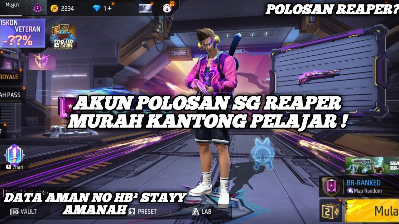 AKUN SG REAPER POLOSAN YANG KALIAN CARI²? TAKUT HARGA MAHAL? HARGA ...