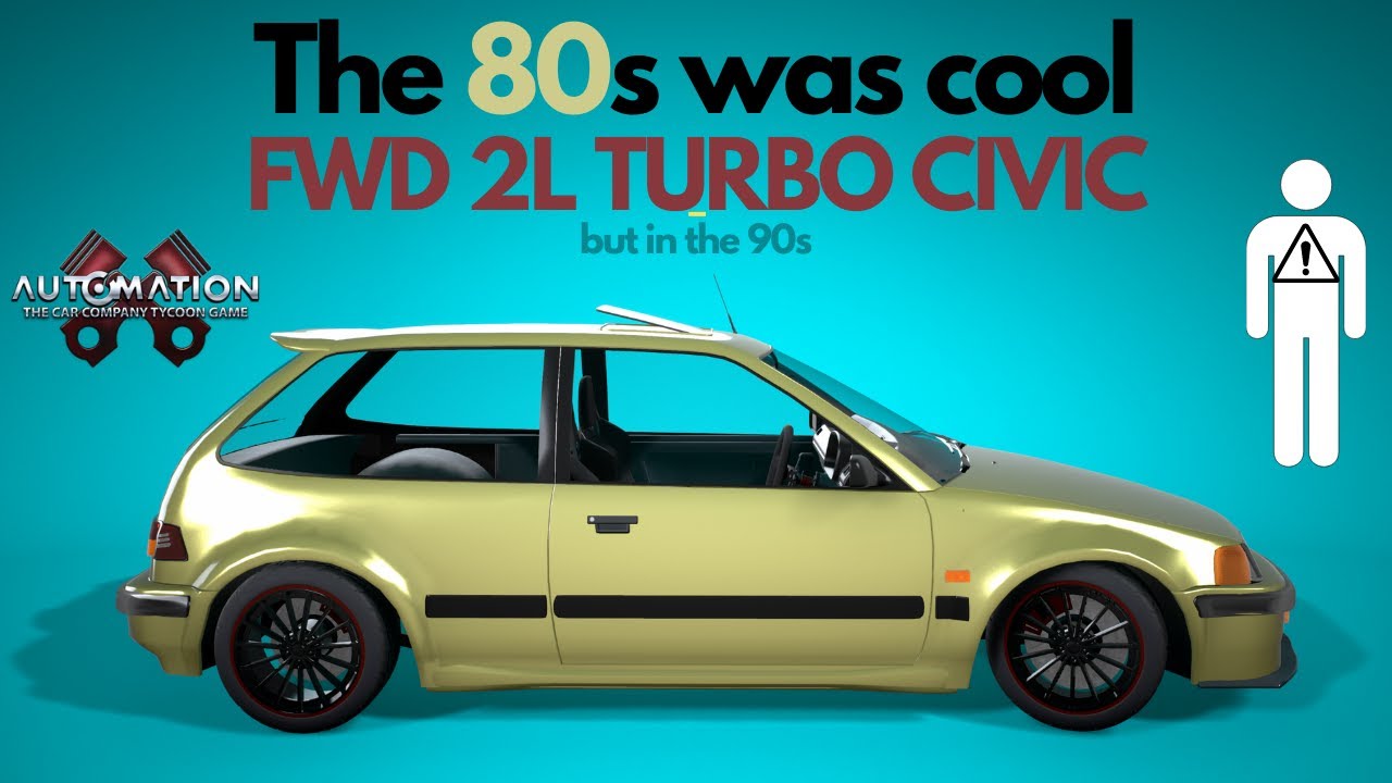 Was that a civic? // car build and test // Automation Tycoon + BeamNG ...