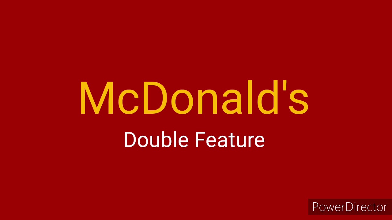 McDonalds logo (McDonald's presents, double feature - YouTube