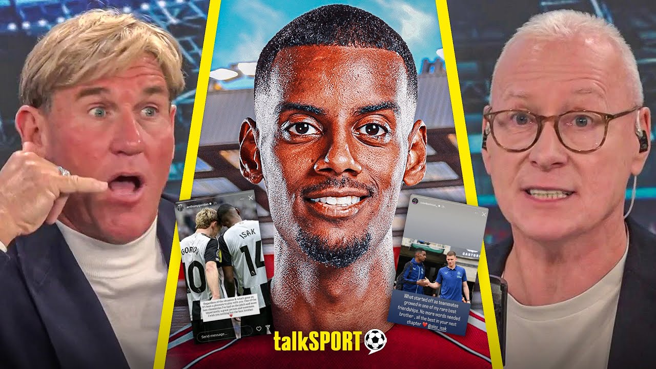 Simon Jordan & Jim White's HEATED CLASH over Isak's Liverpool move ...