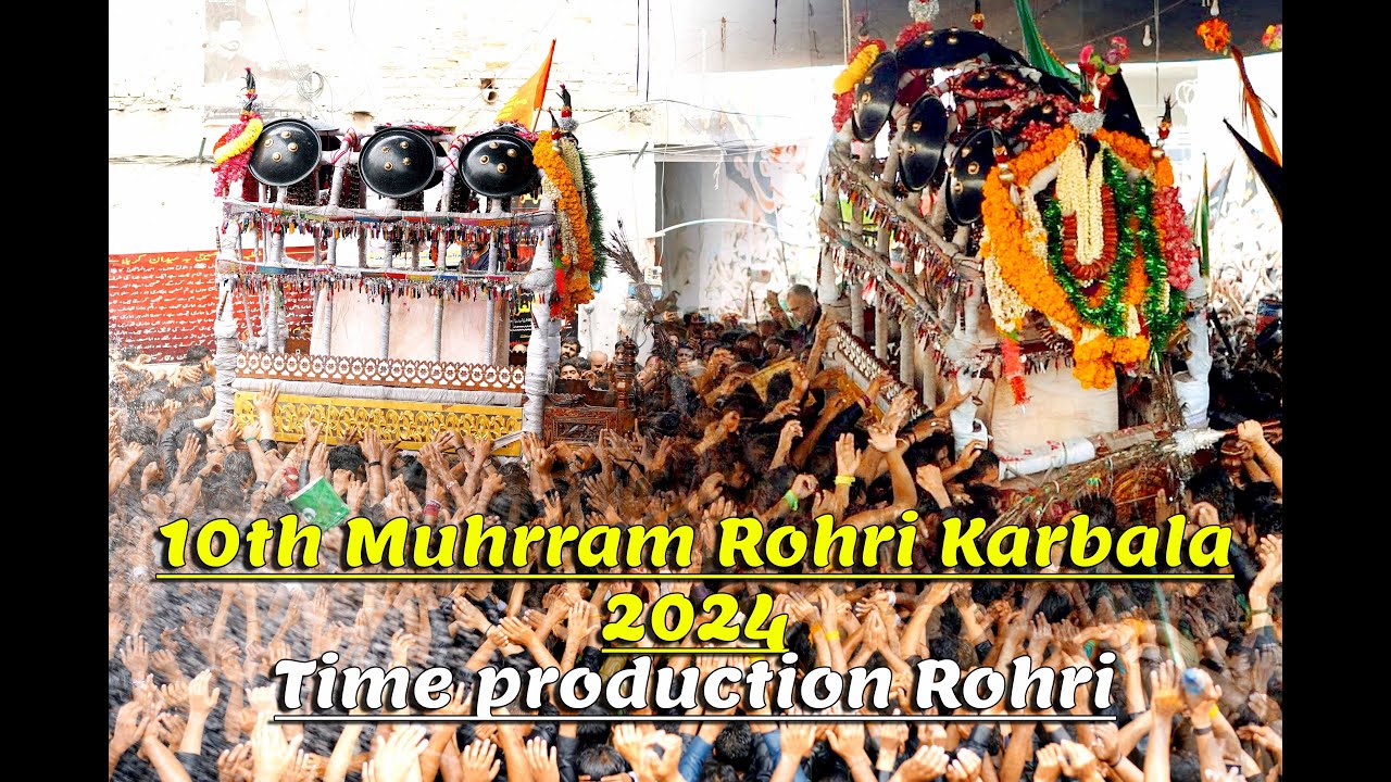 10 Muhrram Rohri Karbala || 2024 || 1446 || VICHORA || MEDAN E KARBALA ...