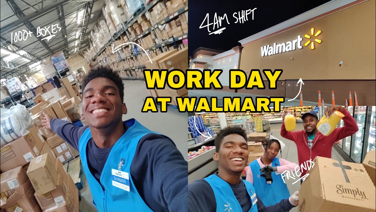 WORK DAY IN MY LIFE at WALMART! | J1 work and travel vlog - YouTube