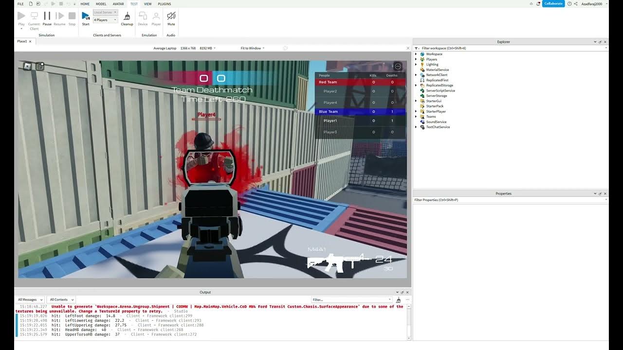 Roblox Devlog #5 Custom Skinned Mesh hitboxes - YouTube