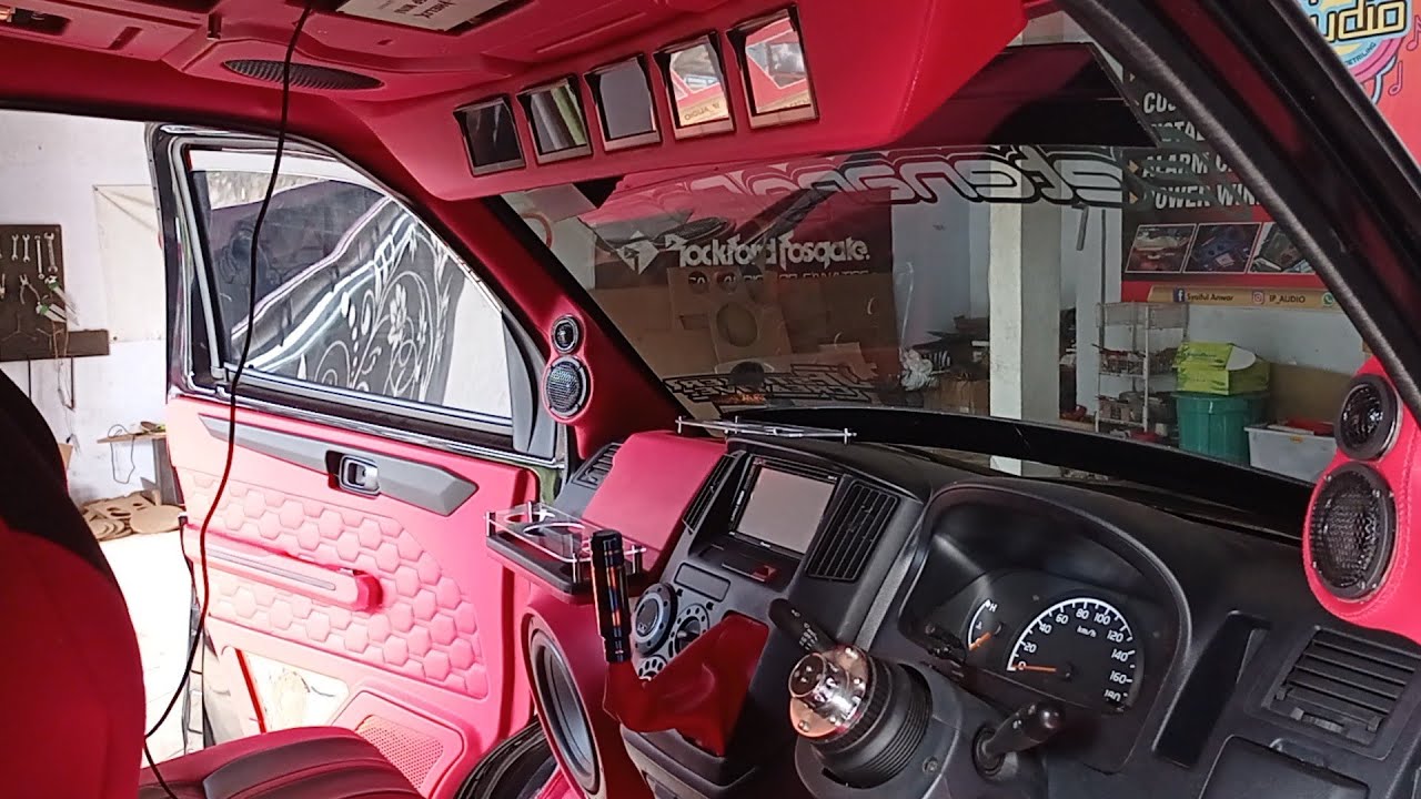 grand max pick up interior full variasi mewah || IP audio - YouTube