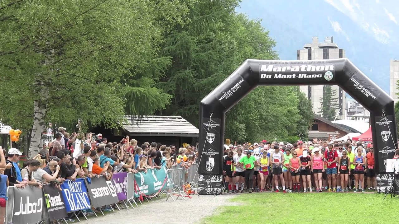 Marathon du Mont Blanc - Chamonix 10k Race - Summer 2015 - YouTube