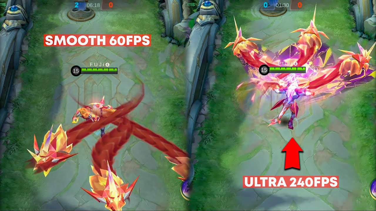 Smooth Graphics [60FPS] Vs Ultra Graphics [240FPS] - Mobile Legends ...