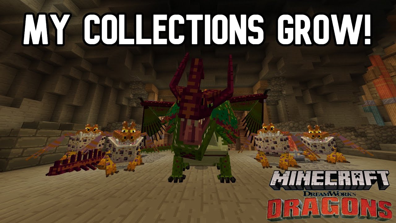 My Collections are growing! (Minecraft how to train your dragon DLC ...
