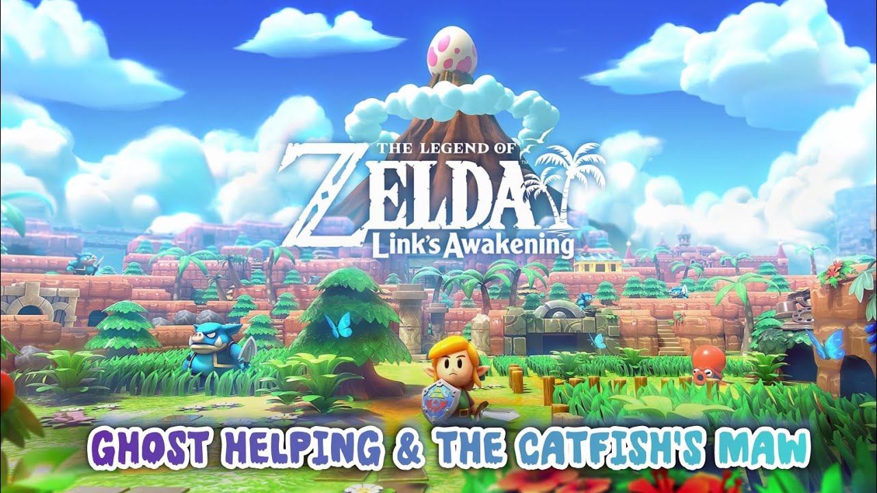 The Legend of Zelda: Link's Awakening (Switch, 2019) Part 5: Ghost ...