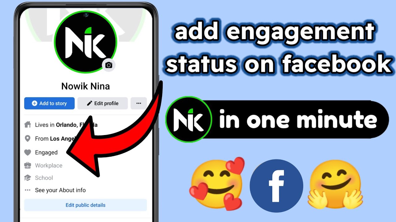 How to add engagement status in facebook / Facebook relationship status ...