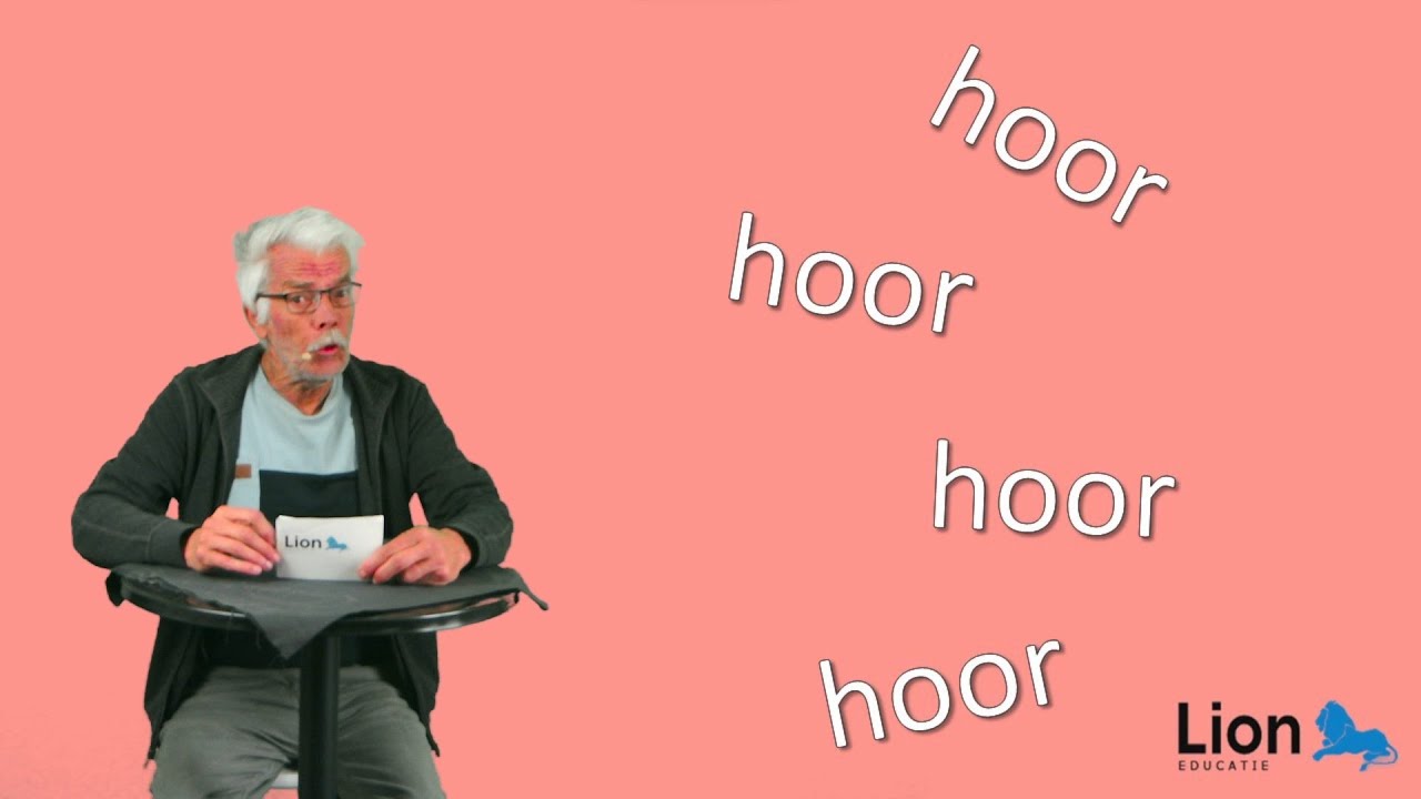 Het woord van de week : hoor - YouTube