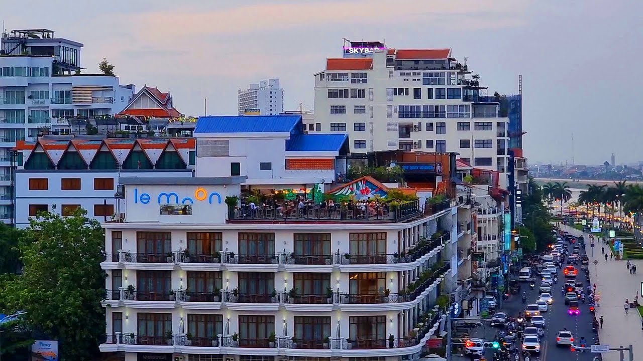 Traveling To Cambodia Vol.40 Sky Bar Le Moon01 - YouTube