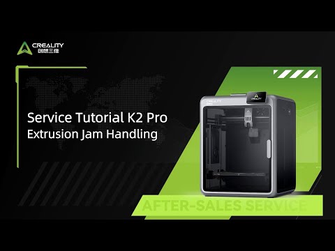 Service Tutorial K2 Pro Extrusion Jam Handling