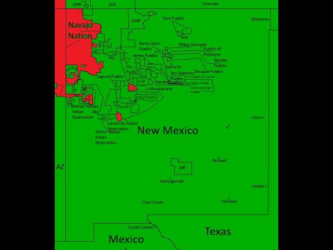 Simple Map of New Mexico Part 2 #mapping - YouTube