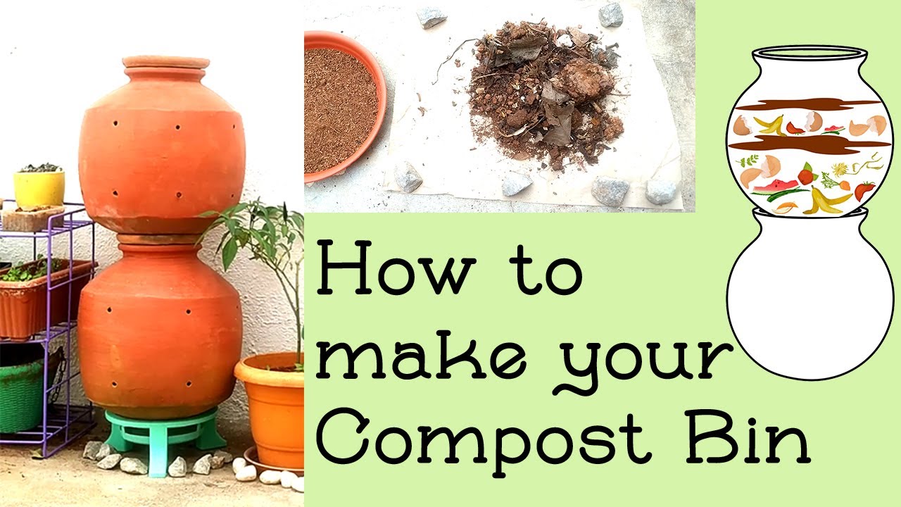 How I made a Compost Bin | Diagram | See Inside my Compost Bin | Simple ...
