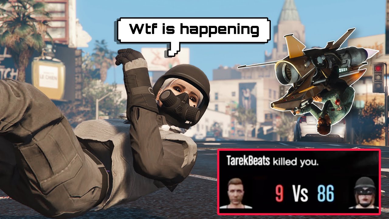 Innocent GTA Challenge Turns Into a Freemode WAR Against Toxic Tryhard ...