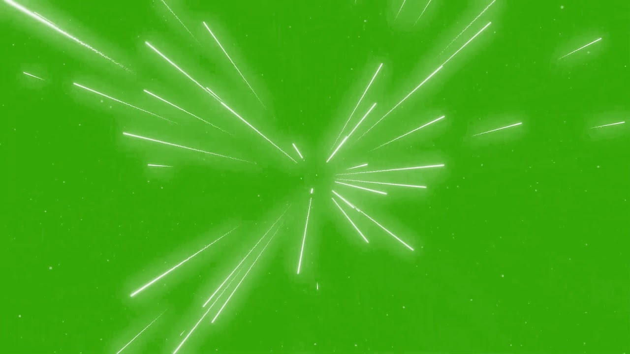 Green screen lights lines particles - YouTube