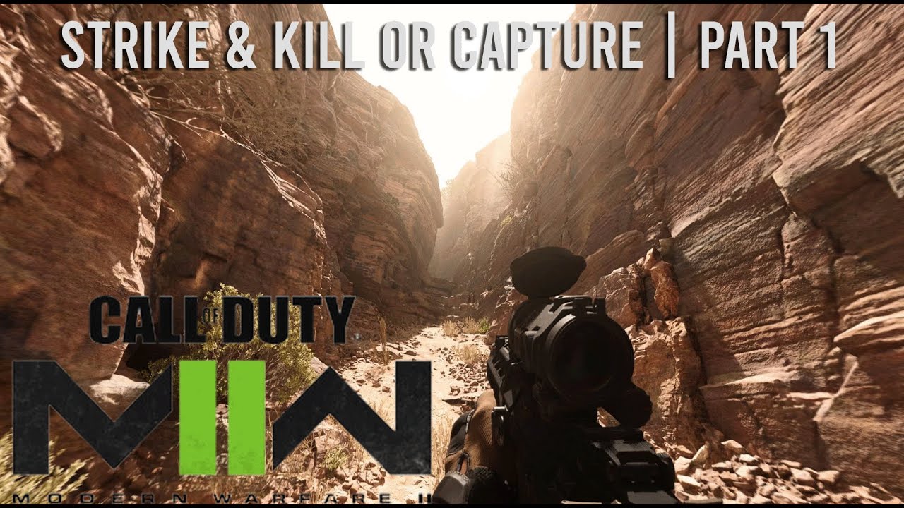 Call Of Duty: Modern Warfare 2 Campaign | Strike & Kill Or Capture ...