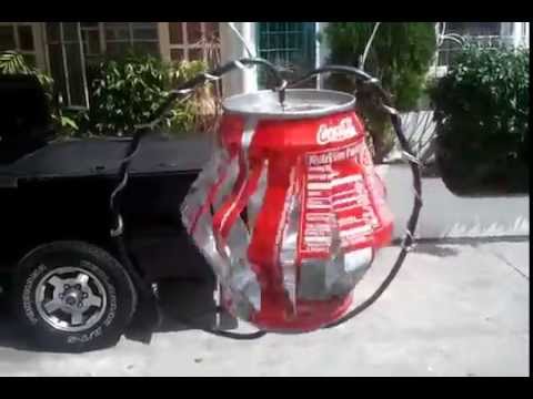 Coke in can spinner - YouTube