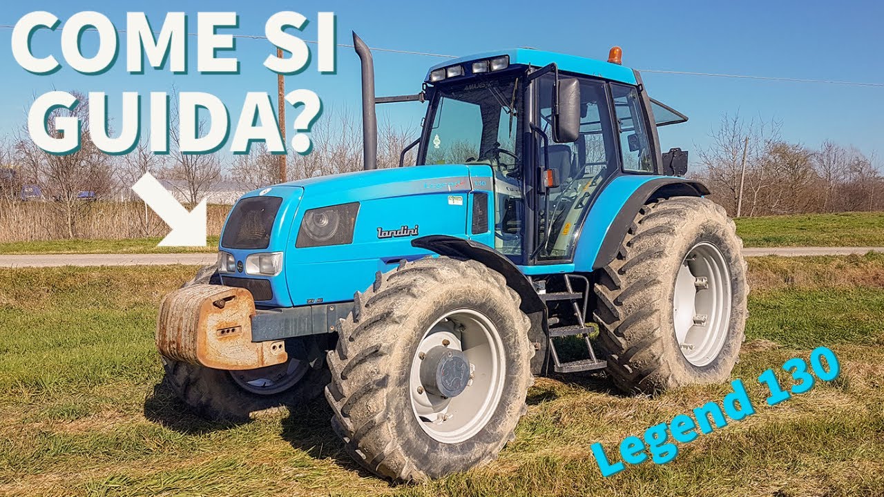 Let's drive Landini Legend 130 Turbo (ENG.SUBS) [FHD][GoPro] - YouTube