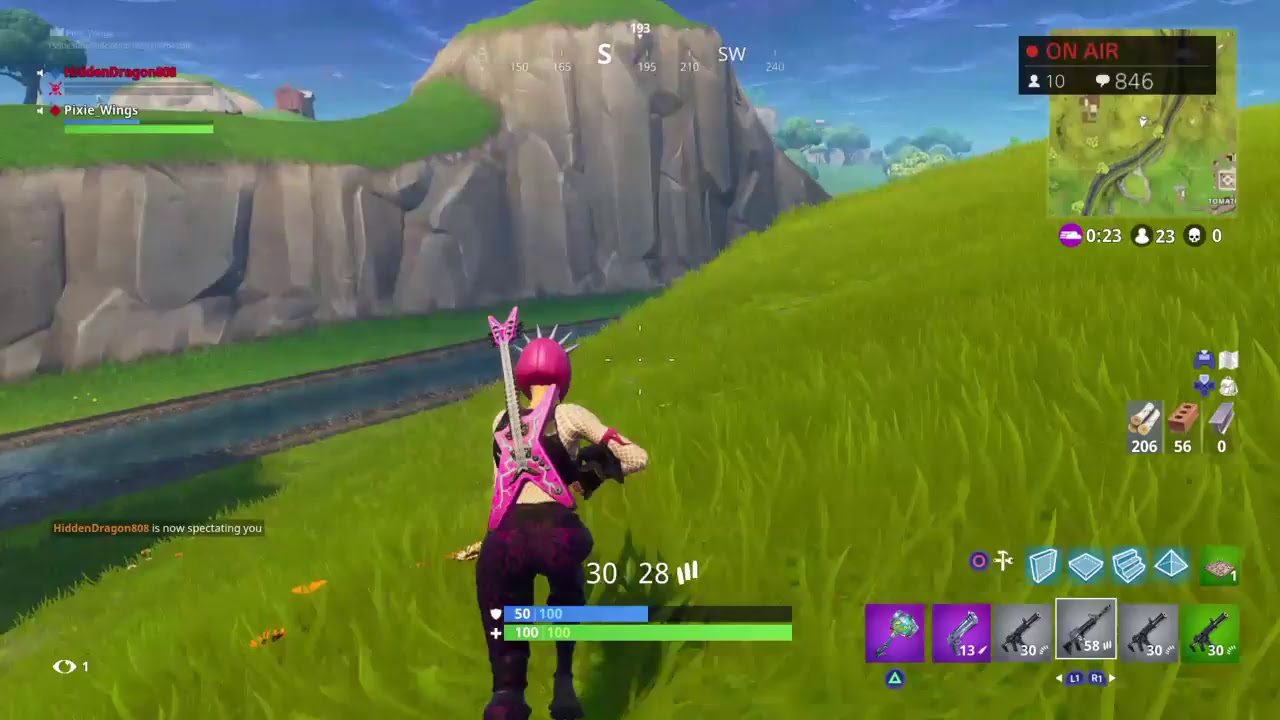 FORTNITE LIVE PIXIE WINGS - YouTube