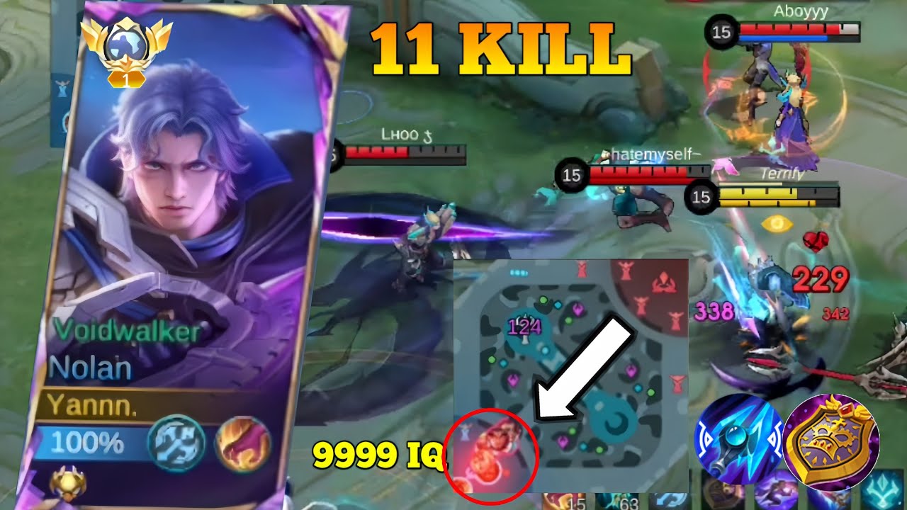 NOLAN 9999 IQ!!!! CARA DEFENSE PAKAI NOLAN 1 VS 5 GA KE END⁉️⁉️⁉️ TOP ...