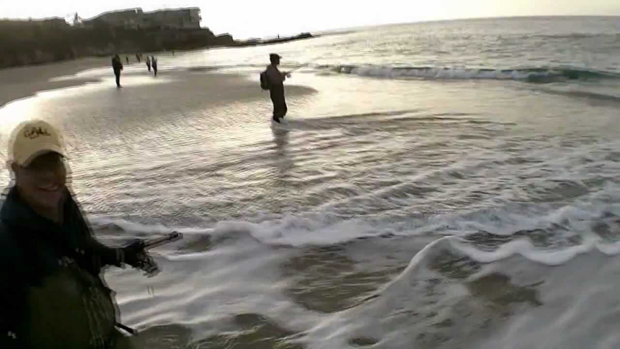 Aliso Beach surf fishing w/ SCSF on 12/18/11 - YouTube